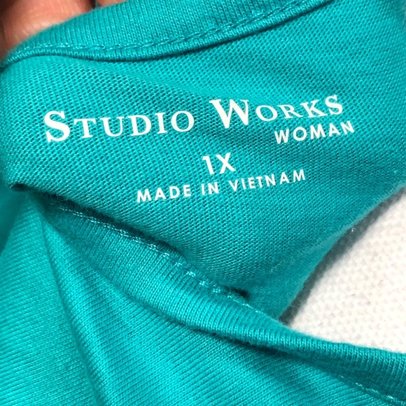 Studio Works | Tops | Nwt Studio Works Sleeveless Shirt Widestrap Tank ...